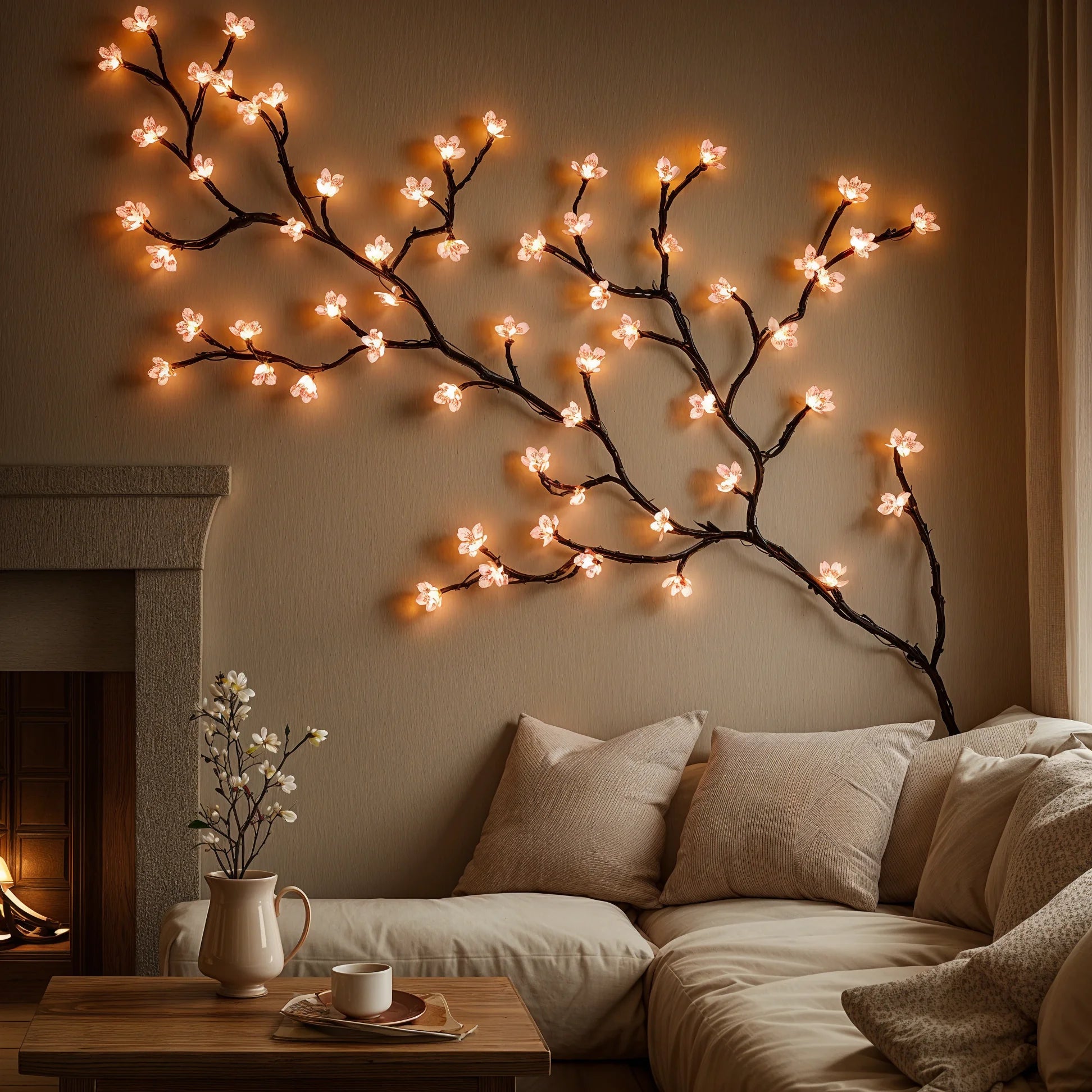 Enchanted Cherry Blossom Vine – Magie voor Thuis | LuxLights – Lux Lights